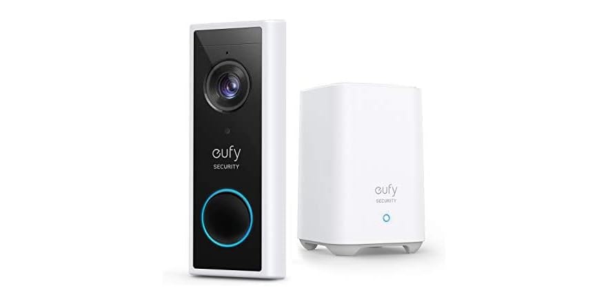 eufy security, Video Doorbell (Battery-Powered) Kit, 2K Reso (Open Box)