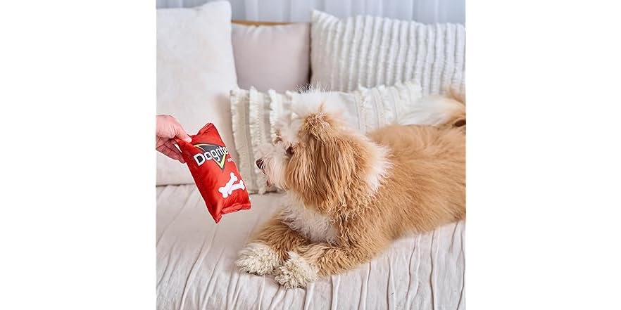 SPOT SPOT Fun Foods Dogritos Chips –Plush Squeaker Toy for