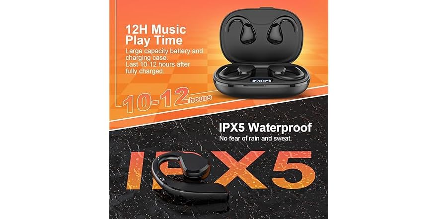 (NEW) TTQ Open Ear True Wireless Earbuds