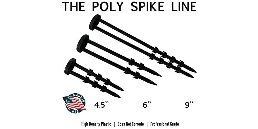 Generic Poly Spike - 50 4.5" Garden Spikes