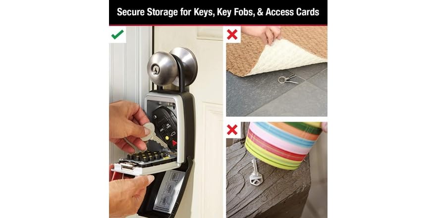 Master Lock Set Your Own Combination Lock Box