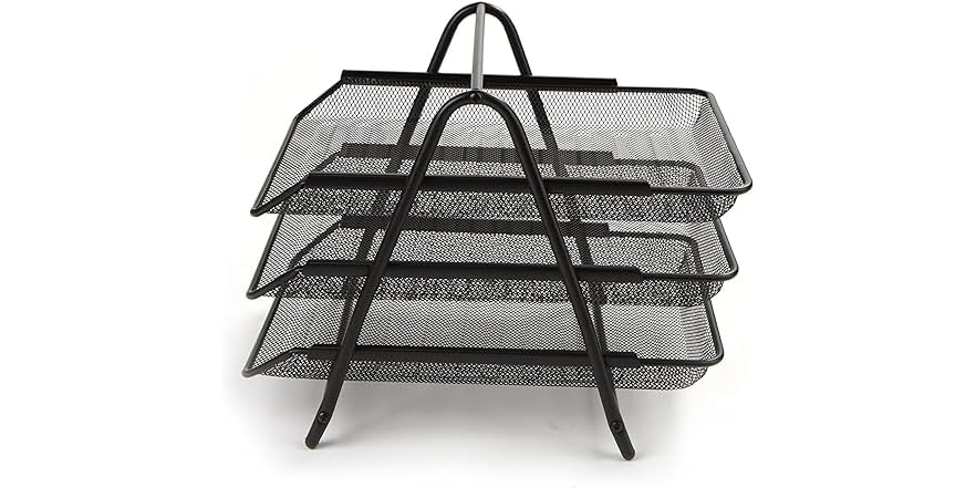 Mind Reader Metal Mesh Monitor Stand