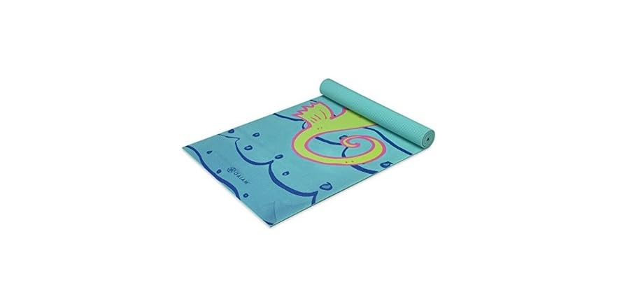 Gaiam Kids Yoga Mat Exercise Mat, 3mm