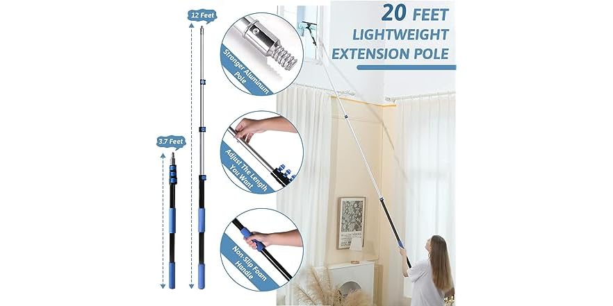 5 Piece 20 Foot High Reach Dusters