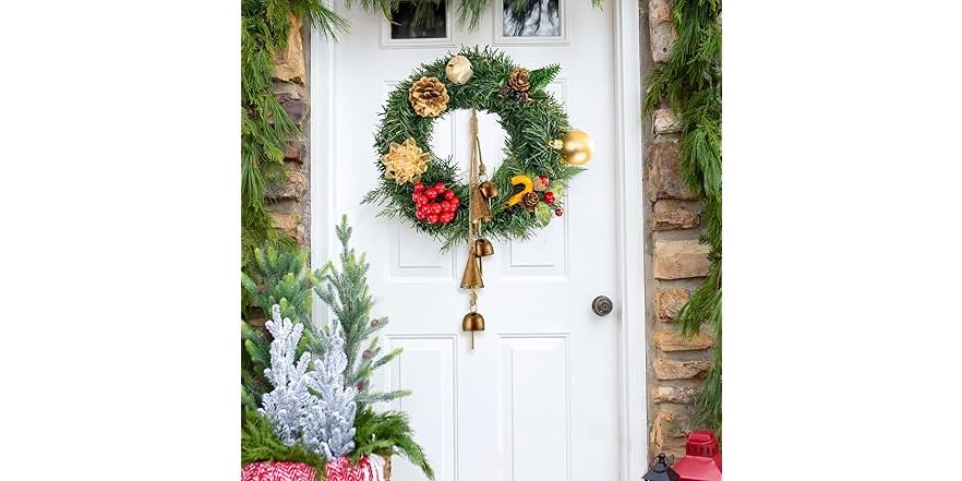 Vuskly Rustic Gold Metal Bells