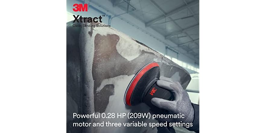 3M Pneumatic Random Orbital Sander