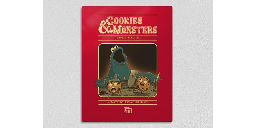 Cookies & Monsters 11" x 14" Metal Poster