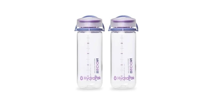 HydraPak Recon Plastic Water Bottle 500 ml