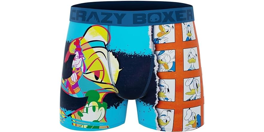 CRAZYBOXER Men's Disney Boxer Brief