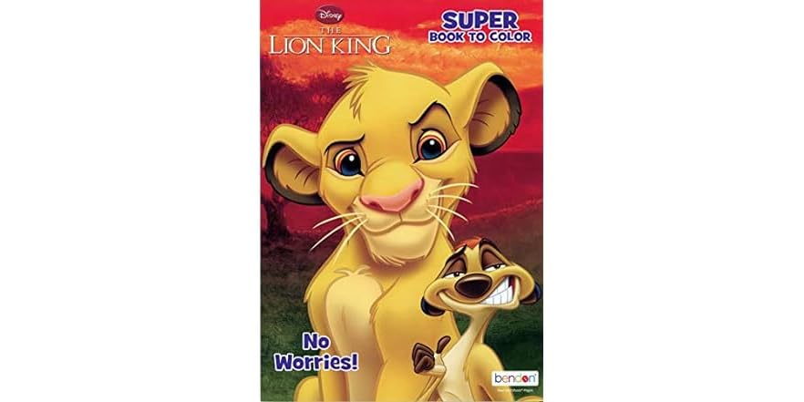 Lion King - Coloring and Activity Book - Jumbo Size