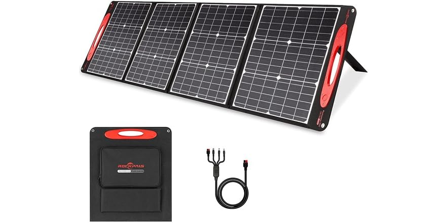 Rockpals 200W Portable Solar Panel