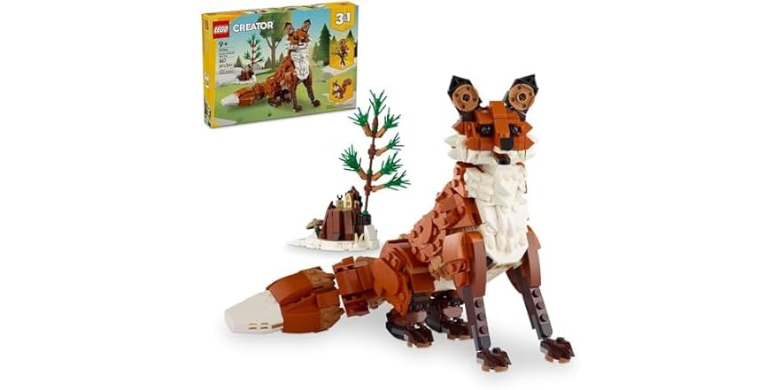 LEGO Creator 3 in 1 Forest Animals Red Fox Toys