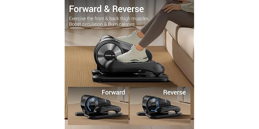 CURSOR FITNESS Under Desk Elliptical Machine