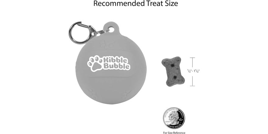 Kibble Bubble Dog Treat Pouch, Ball