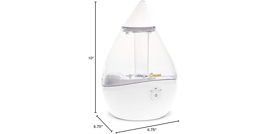 Crane Crane Ultrasonic Teardrop Humidifier for Baby,