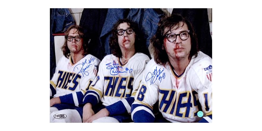 The Hanson Brothers Signed 14x20 Photo