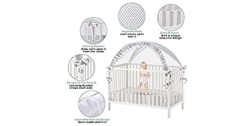 Baby Crib Tent Safety Net