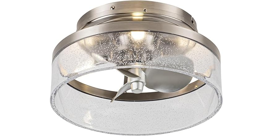 Parrot Uncle F8299110V-PU 12.6 Inch Flush Ceiling Fan