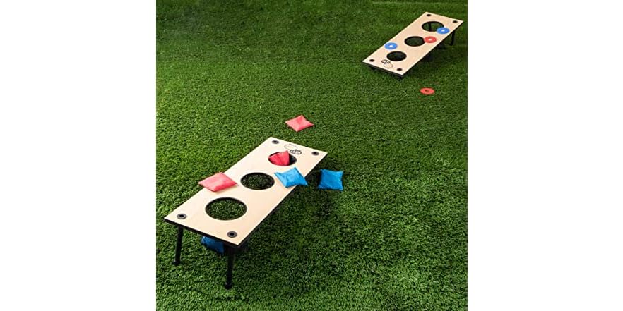 2-in-1 Washer Pitching and Beanbag Toss Game Set