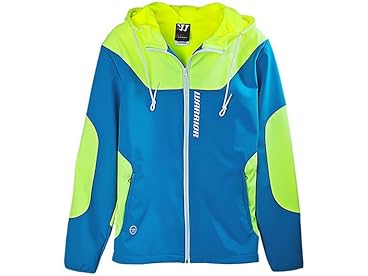 Warrior Men's Softshell Jacket-Blue/Lime