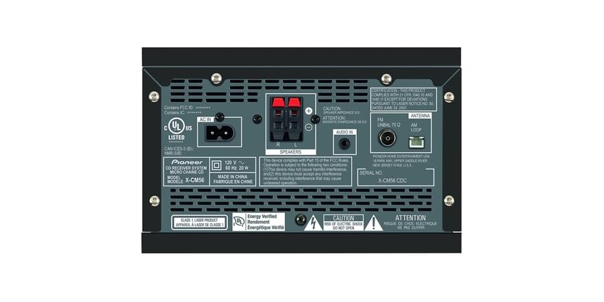 Pioneer Mini Stereo Shelf System w/Bluetooth