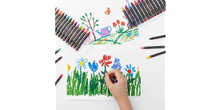Amazon Basics Crayons with Sharpener