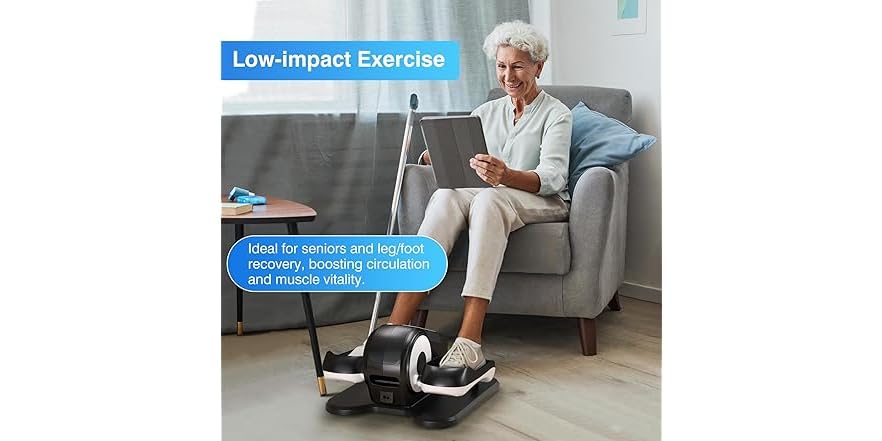 Umitec Under Desk Elliptical Machine with App