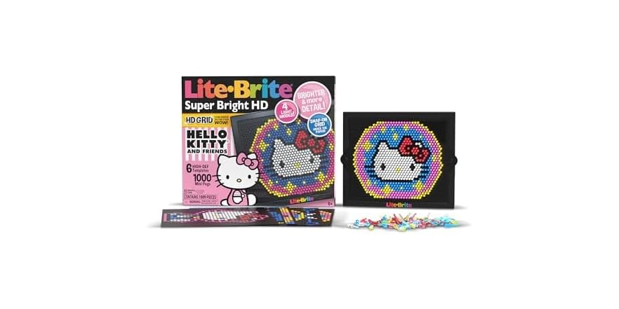 Lite Brite Super Bright HD, Hello Kitty Edition