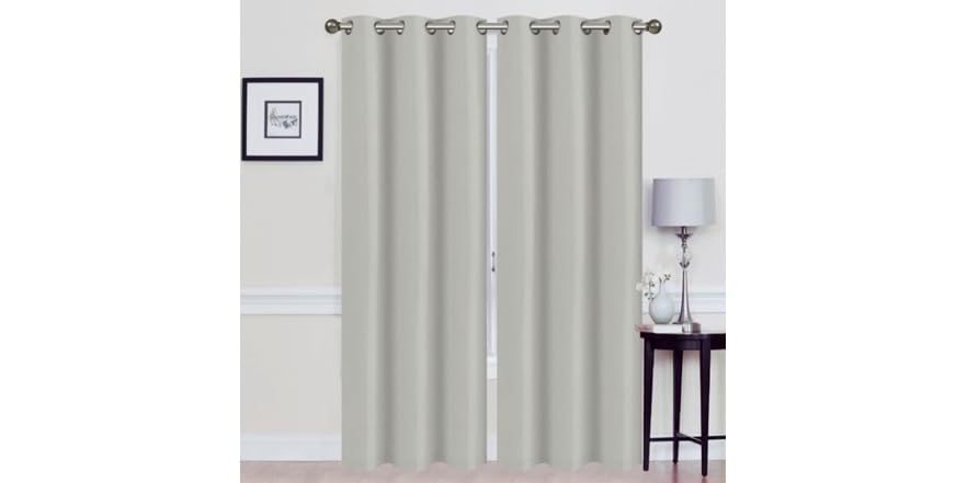 Foam-Backed Blackout Panel Pair