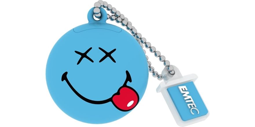 EMTEC 8GB USB Drive - Smiley Faces
