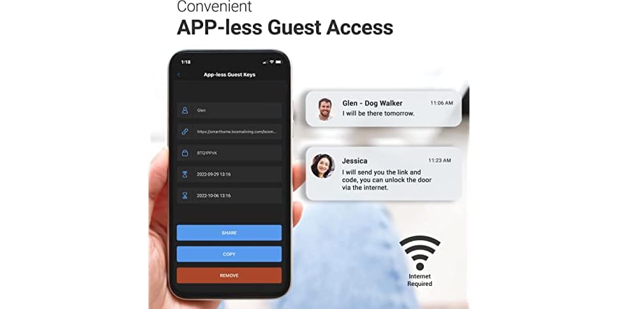 Bosma Aegis Smart Door Lock w/WiFi Gateway