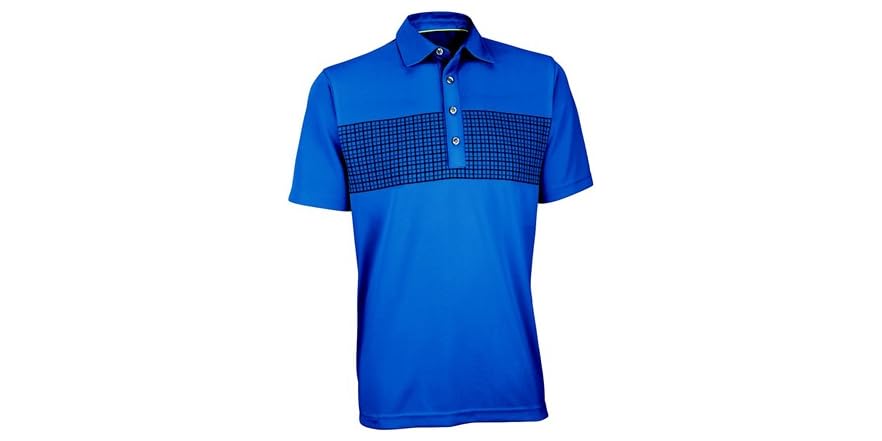 Performance Double Knit Golf Shirt - Sea Blue