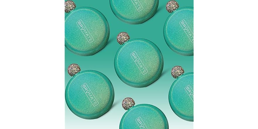 BruMate Glitter Flask 5oz