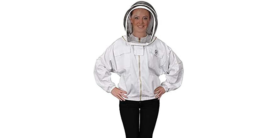 Humble Bee Beekeeping Jacket with Fencing Veil