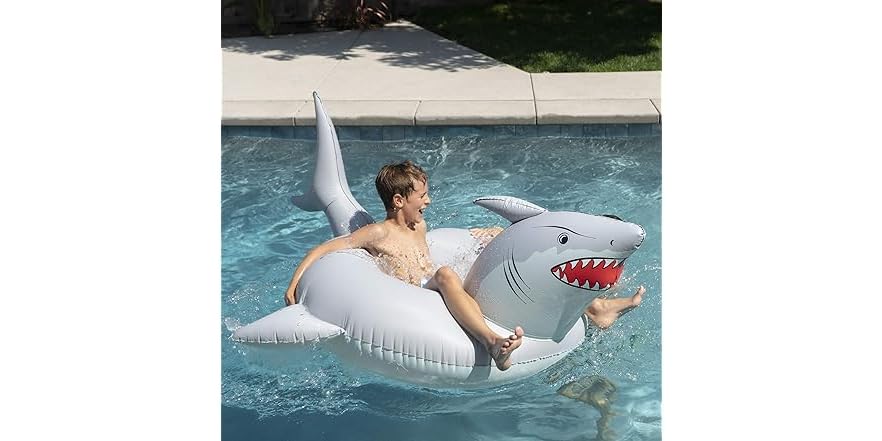 GoFloats Shark Pool Float