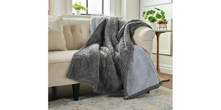 Berkshire Blanket 60x70" Sherpa Throw