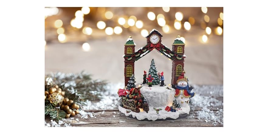 Christmas Village Christmas Clock Tower