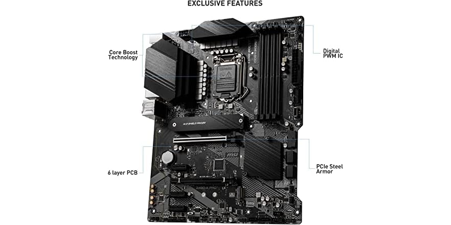 MSI Z490-A PRO ProSeries ATX Motherboard