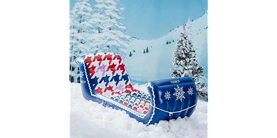 Electric Snowmobile FUNBOY Inflatable Alpine Mountain Sleigh - 2 Person ...