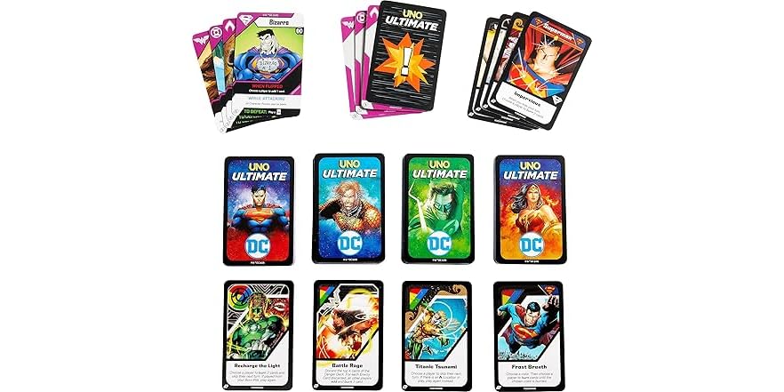 Mattel Games UNO Ultimate DC Card Game