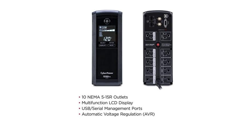 CyberPower 1350VA/880W PC Battery Backup