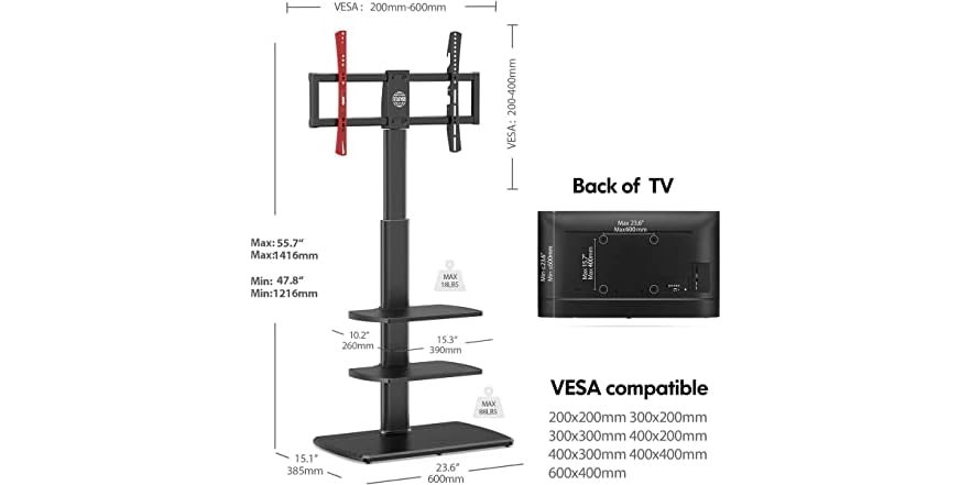 FITUEYES TV Stand