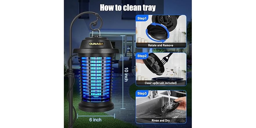 DUNAGA 4200V Bug Zapper