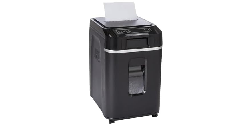 Amazon Basics 200-Sheet Paper Shredder