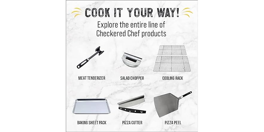 Checkered Chef Pizza Peel - Large Stainl