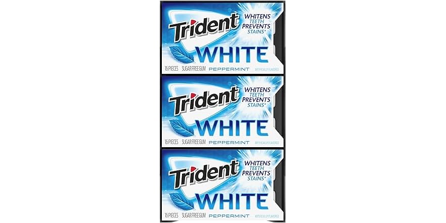 Trident White Peppermint 144ct