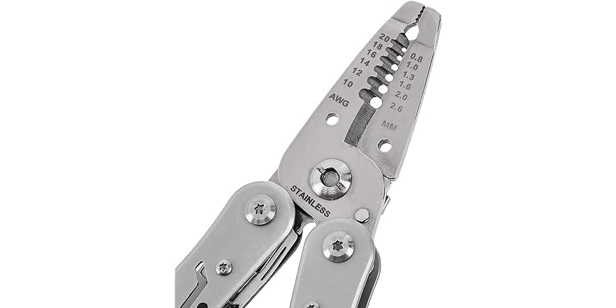 10-in-1 Stainless Steel Electrician's Multitool