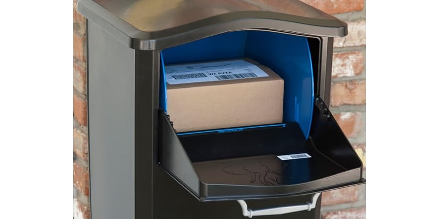 Elephantrunk Parcel Drop Box, Black