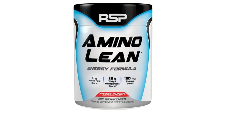 AminoLean - Amino Energy + Fat Burner, Pre Workout, Weight Loss Powder