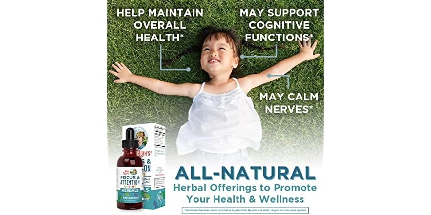 MaryRuth Kids Focus & Attention Drops